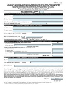 Form CP58 LHDN | Form 58 | CP 58 Income Tax Malaysia