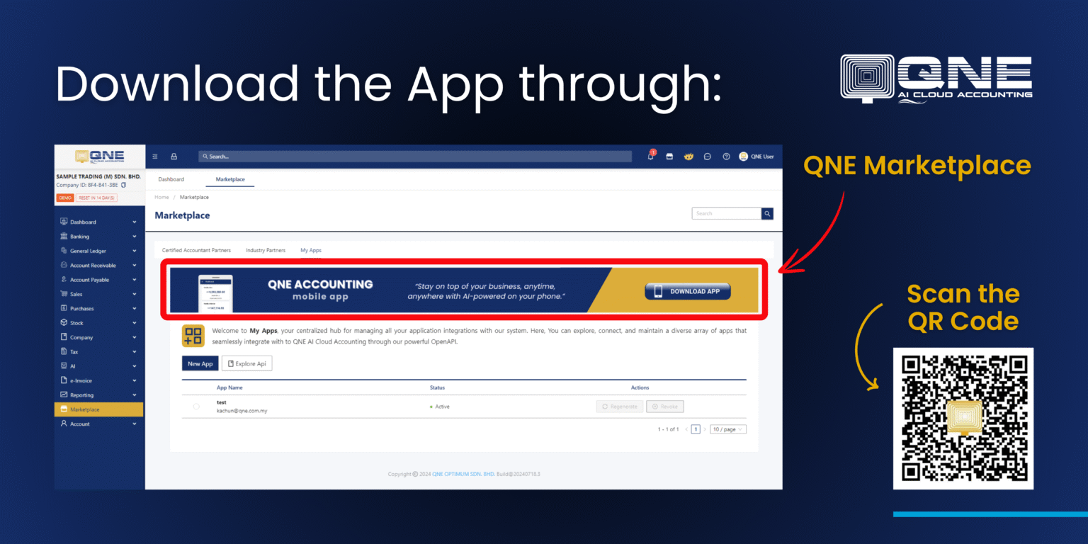 QNE AI Cloud Accounting Mobile App Now Out!