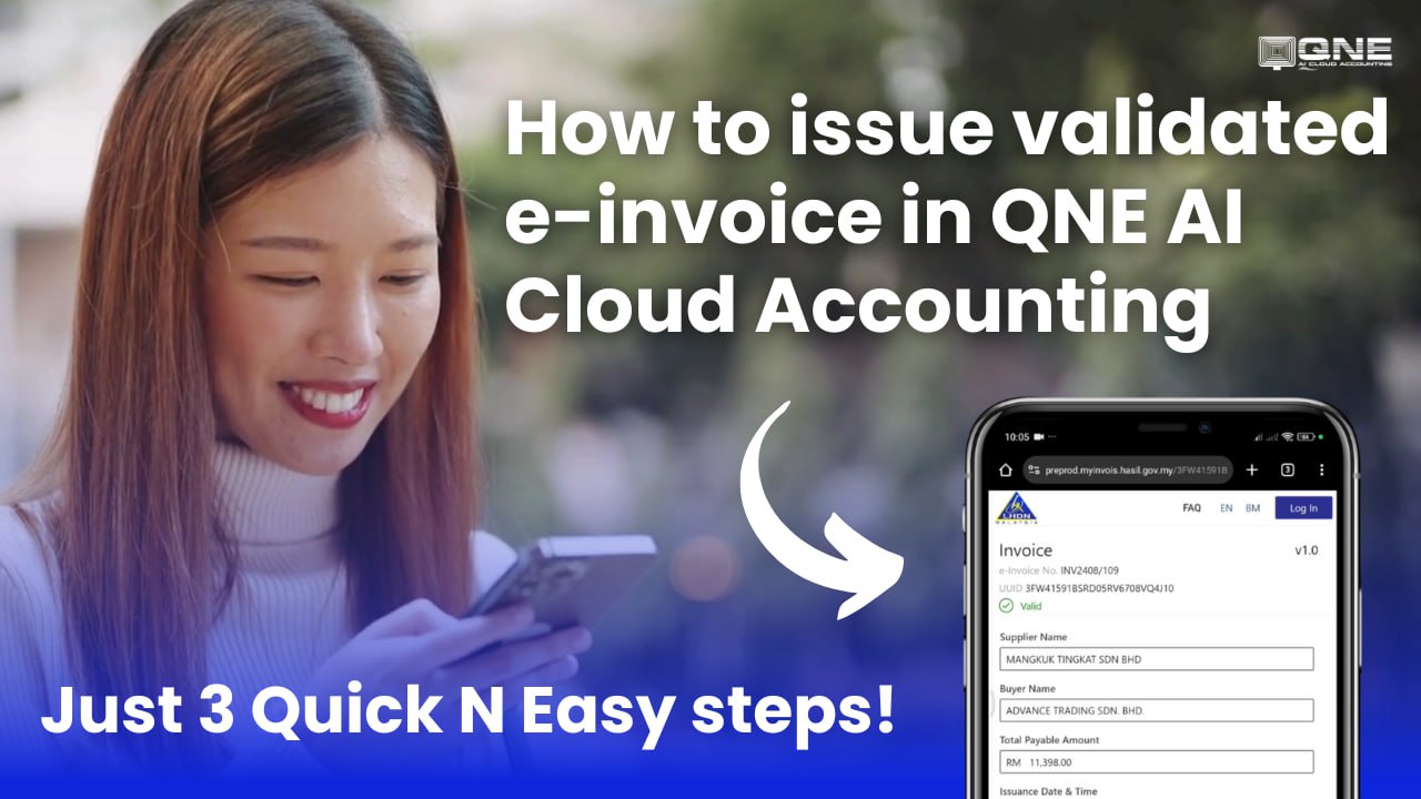 QNE AI Cloud LHDN E-Invoice Software